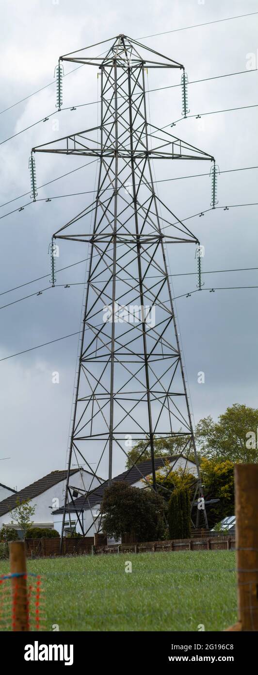 Steel pylons hi-res stock photography and images - Alamy
