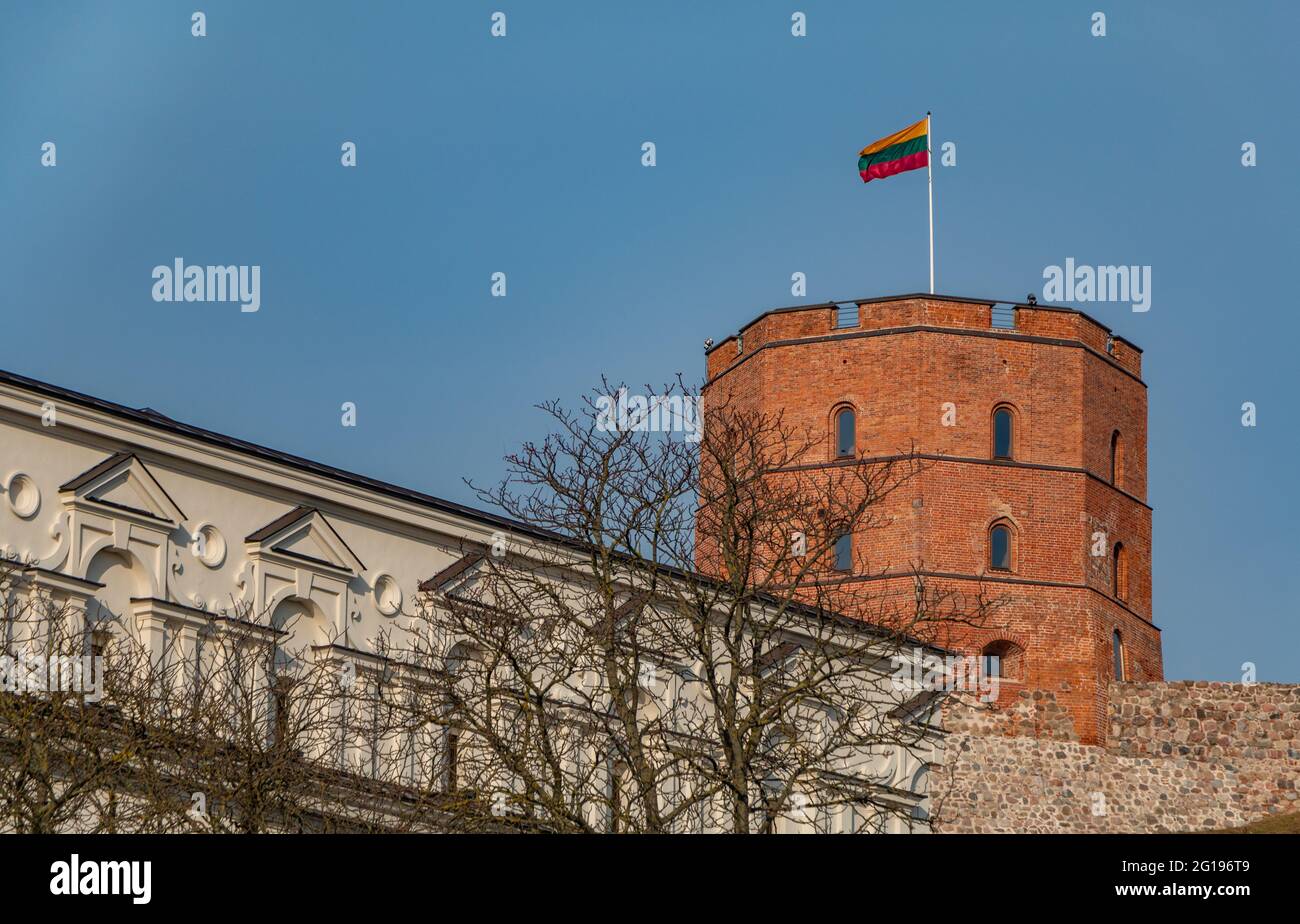 A picture of the Gediminas Castle Tower Stock Photo - Alamy