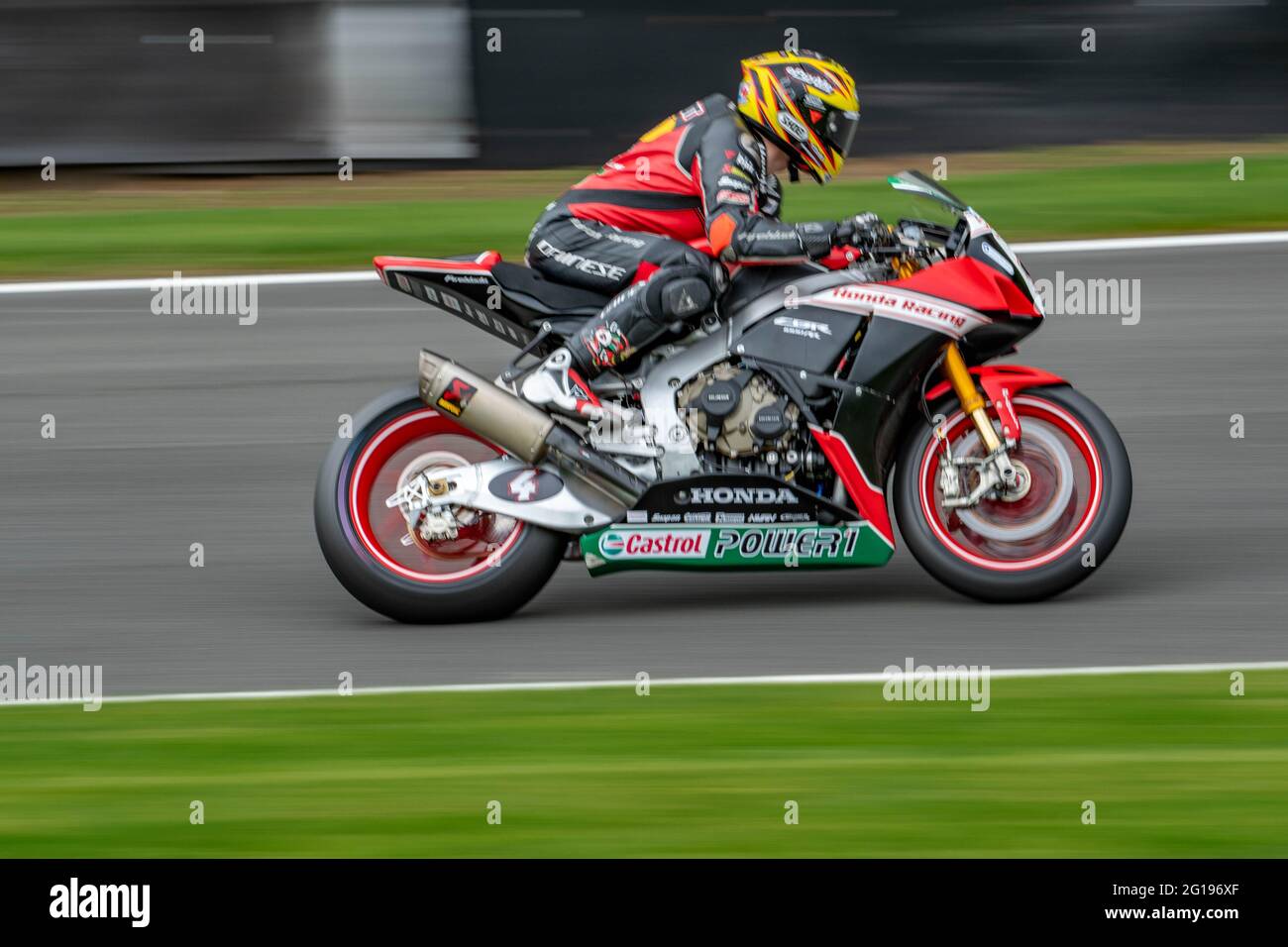Several Motorcycles Motorbikes Racing at Oulton Park Motorsport Race ...