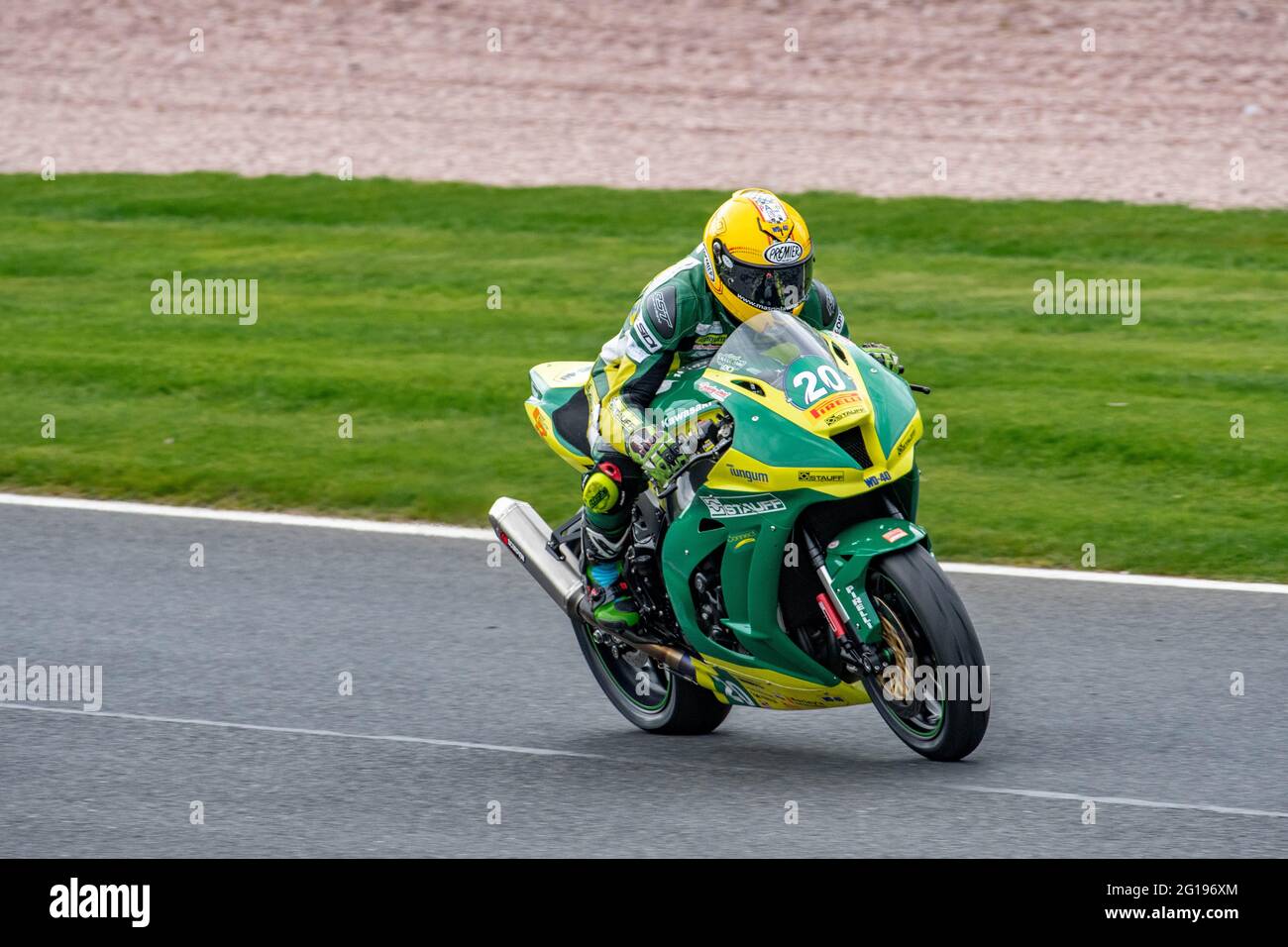 Several Motorcycles Motorbikes Racing at Oulton Park Motorsport Race ...