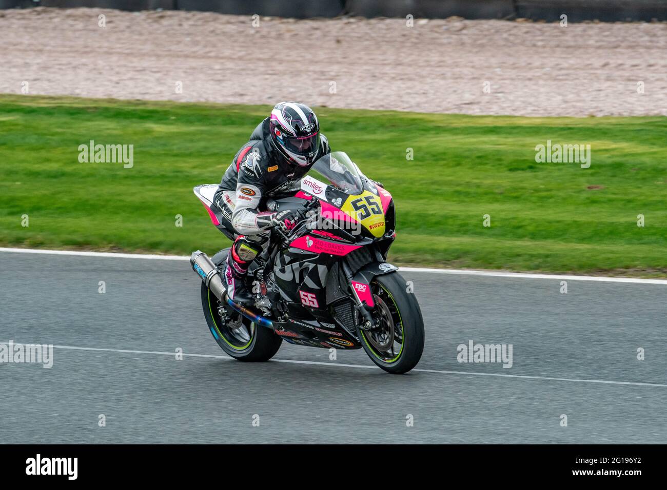Several Motorcycles Motorbikes Racing at Oulton Park Motorsport Race ...