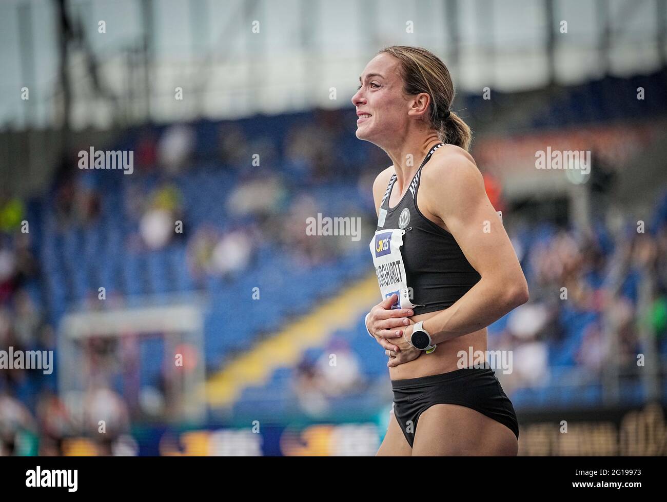 05 June 2021, Lower Saxony, Brunswick: Athletics: German Championship ...