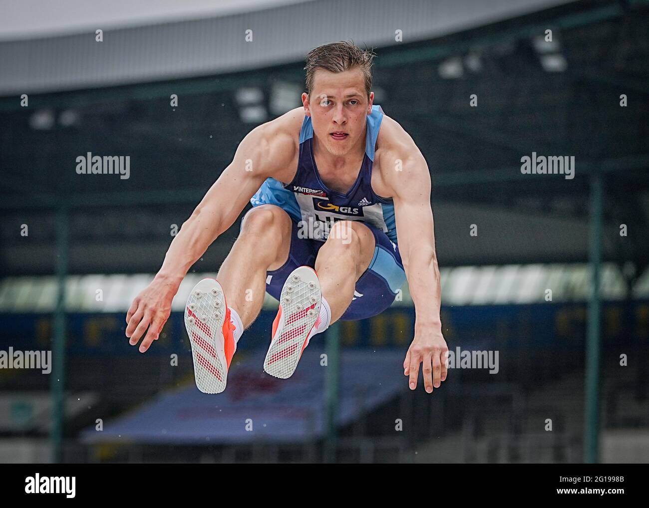05 June 2021, Lower Saxony, Brunswick: Athletics: German championship ...