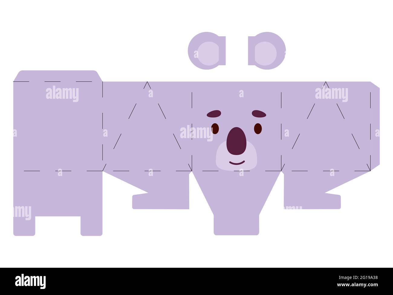 Party favor box koala design for sweets, candies, small presents ...