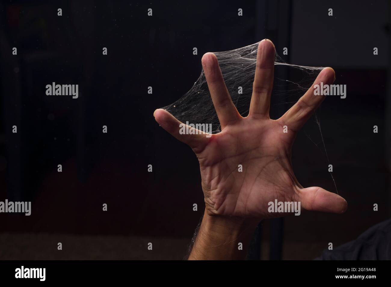 Man spider scared hi-res stock photography and images - Alamy