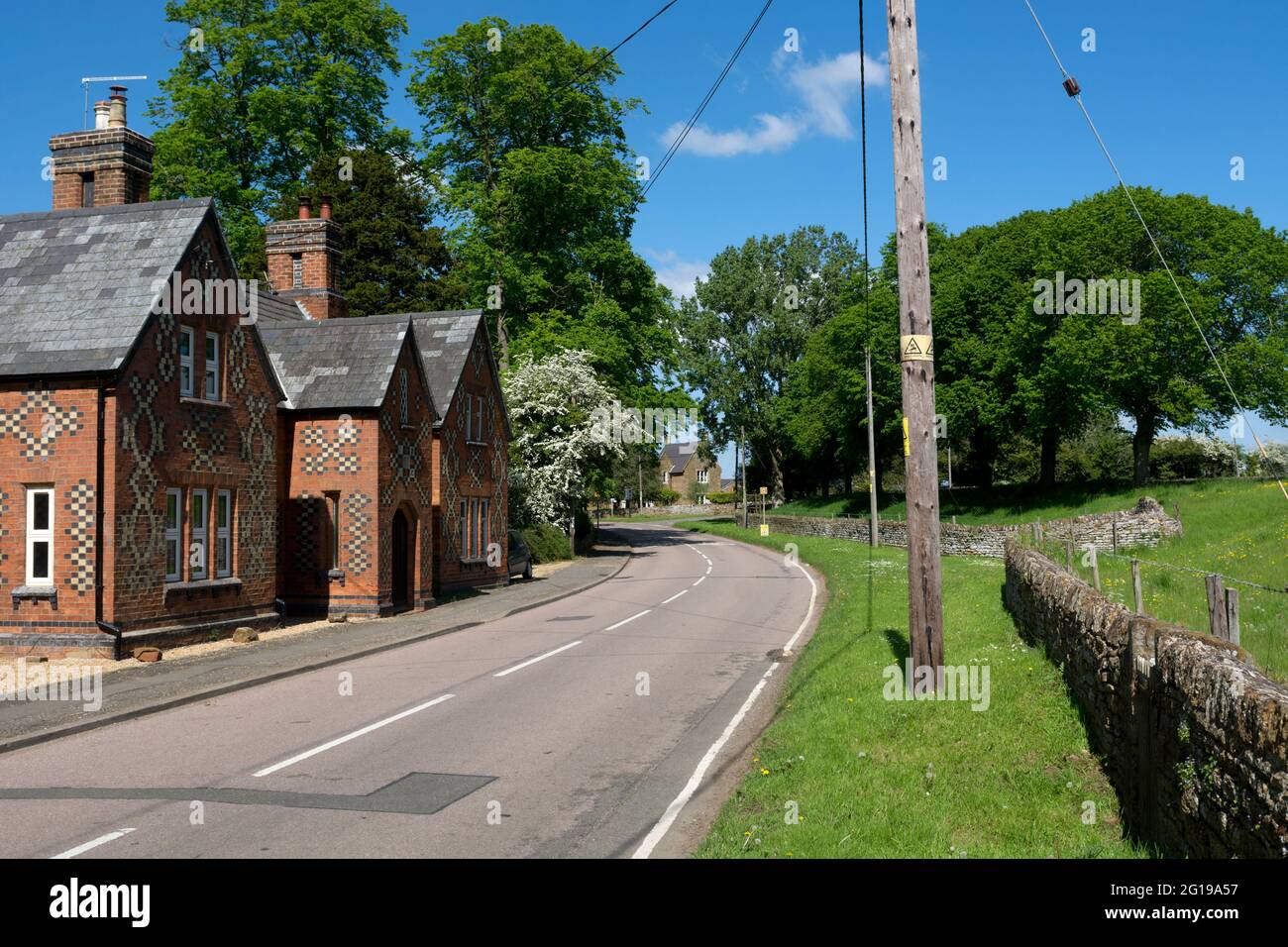 Lamport village, Northamptonshire, England, UK Stock Photo - Alamy
