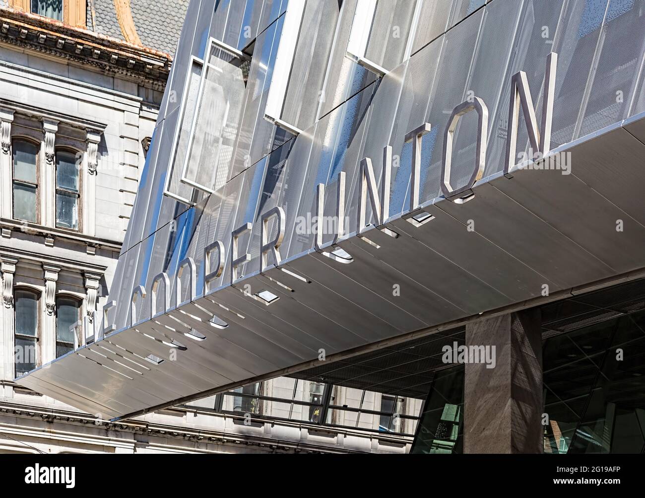 Cooper Union - 41 Cooper Square Stock Photo - Alamy