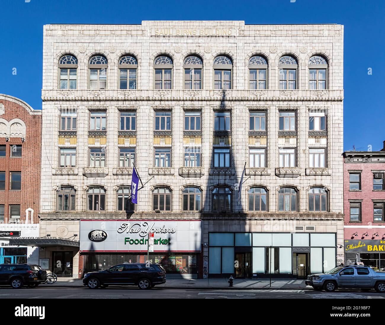 Saul Birns Building Stock Photo - Alamy