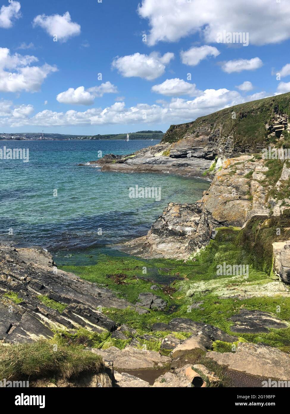 Portscatho, Cornwall Coast Stock Photo - Alamy