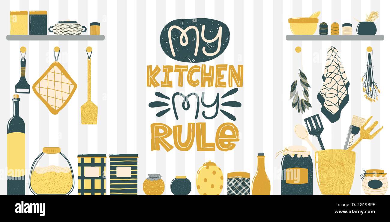 Banner kitchen hi-res stock photography and images - Alamy