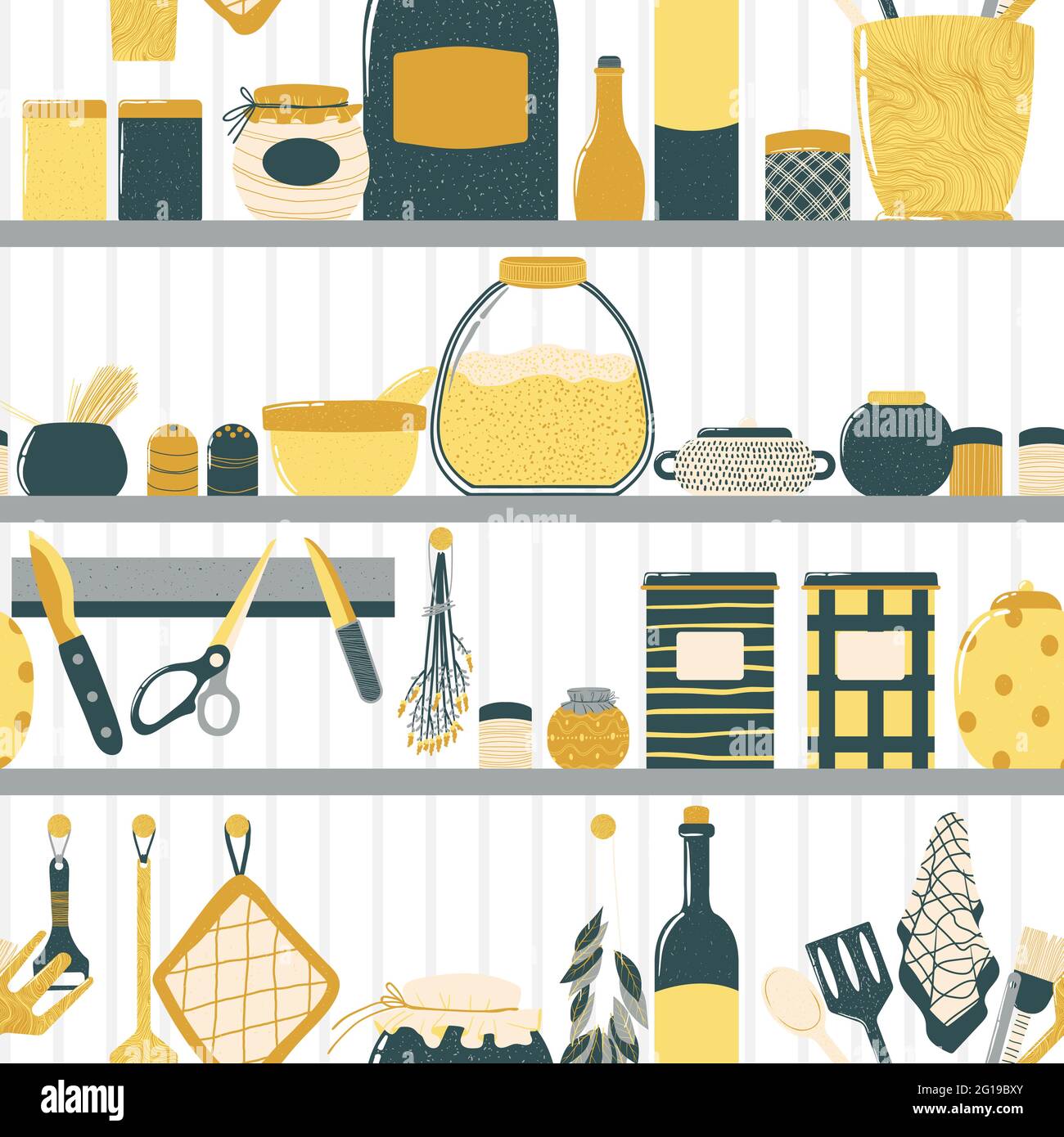 Cartoon Cooking Supplies