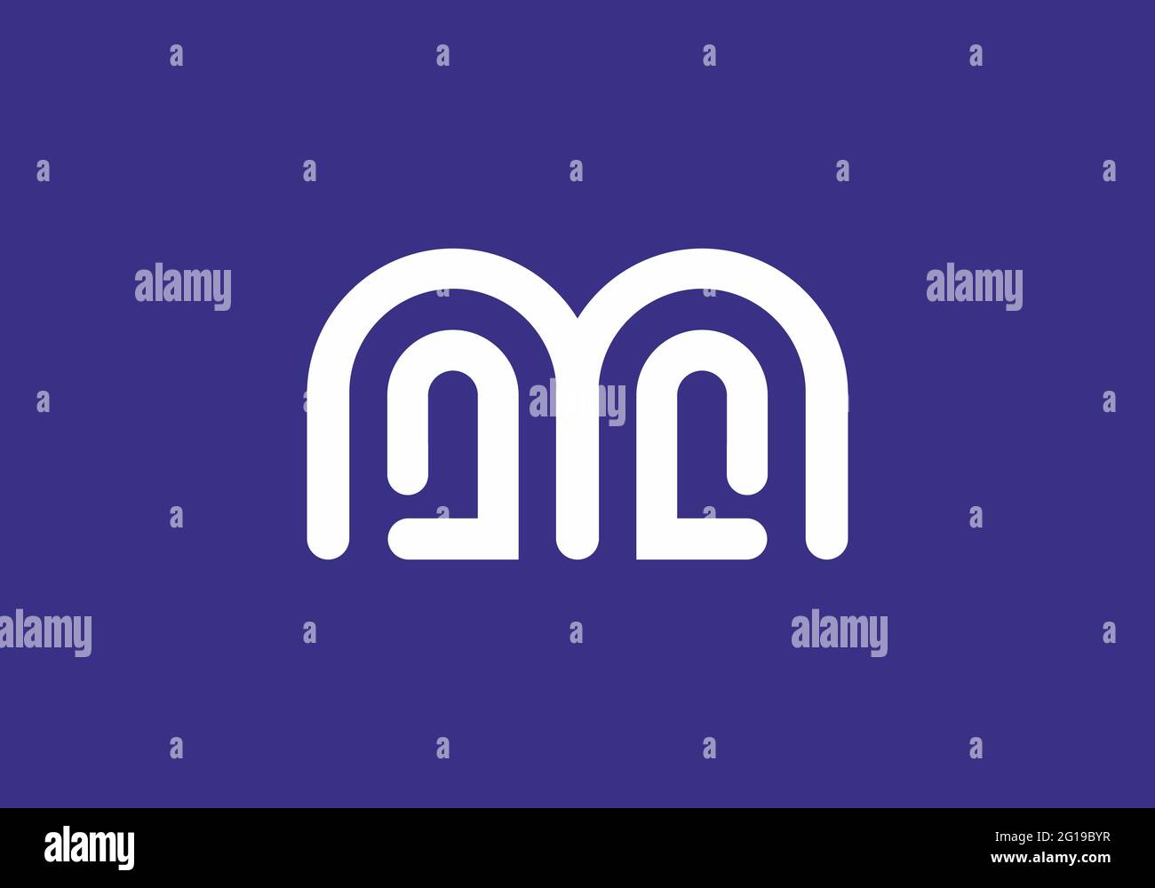 Letter m purple Stock Vector Images - Alamy