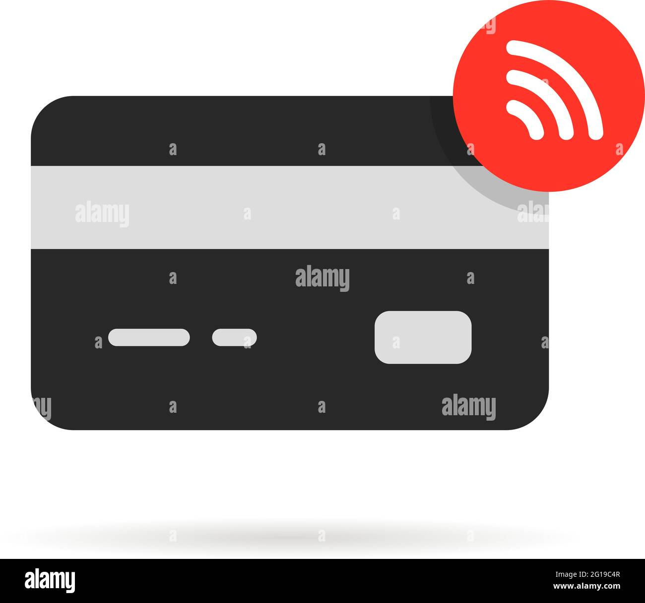 Contactless identification card reader Stock Vector Images - Alamy