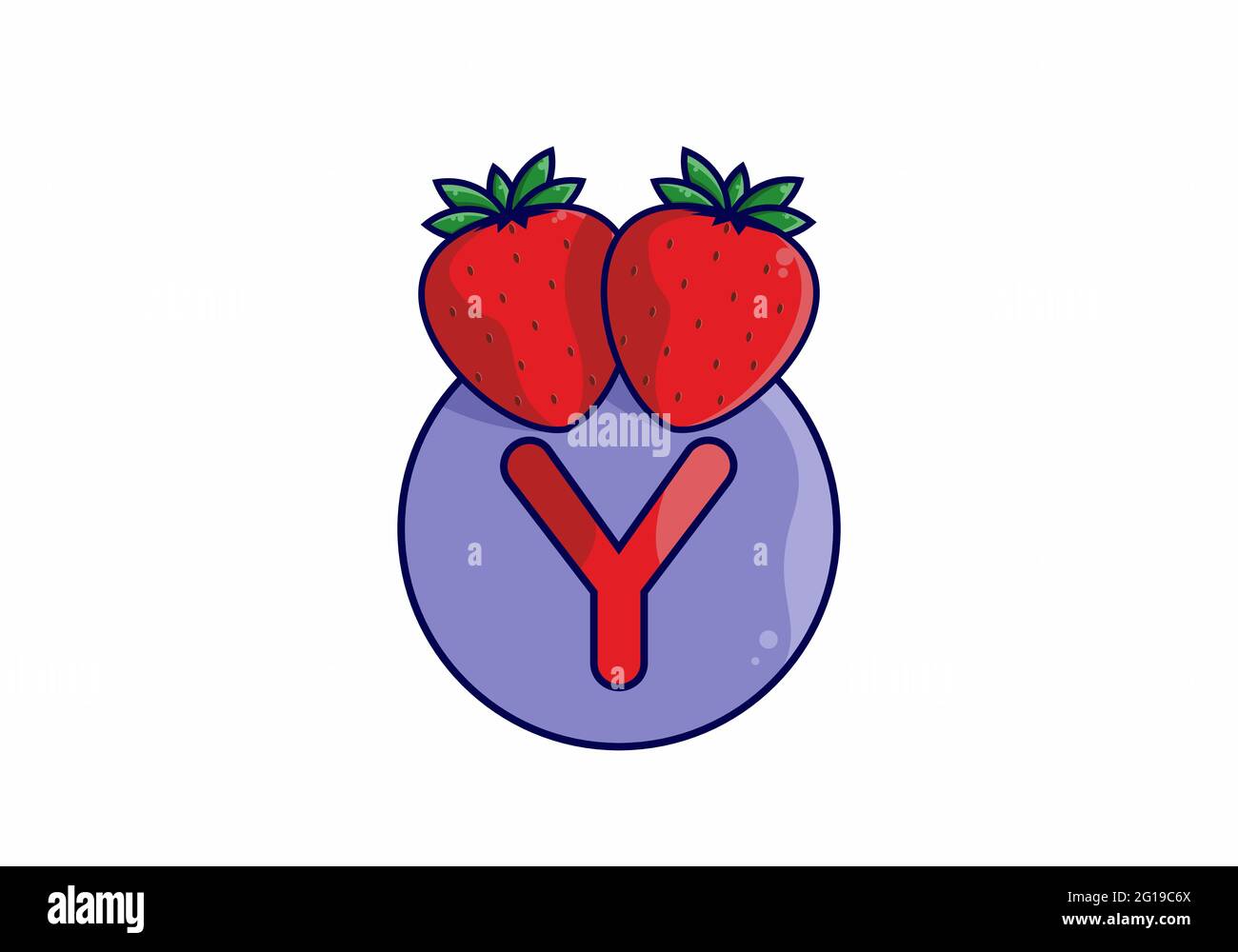 Letter y food logo Stock Vector Images - Alamy