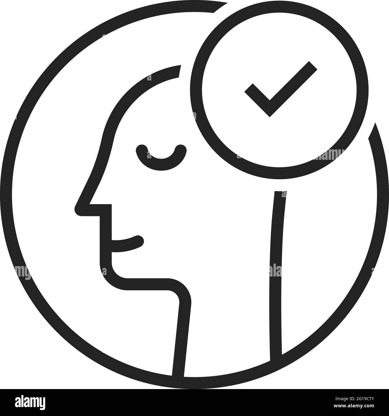 employee hiring with thin line man Stock Vector Image & Art - Alamy