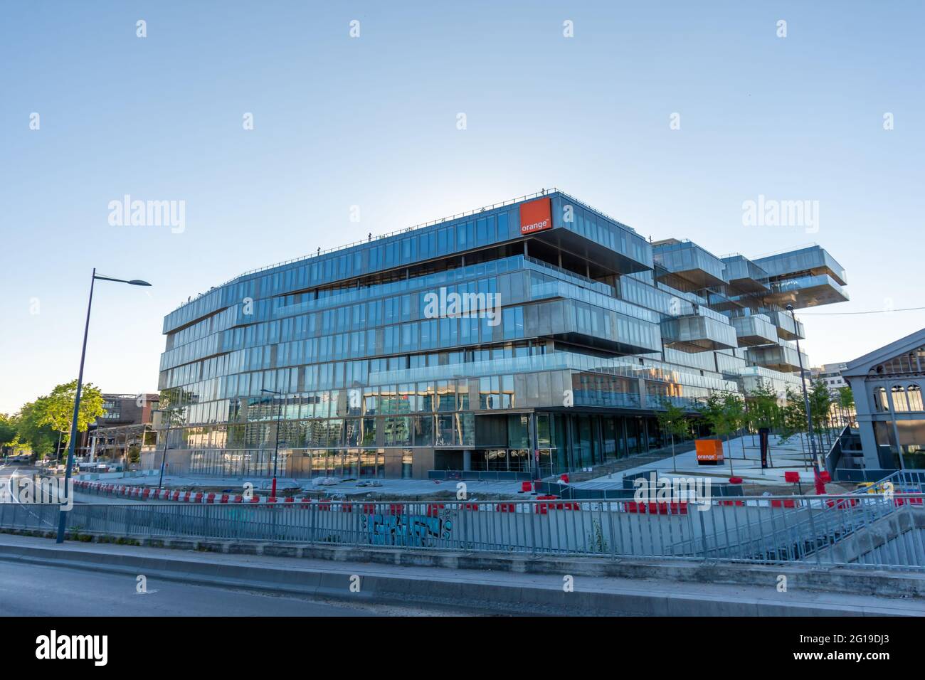 Exterior view of the Bridge building, housing the new headquarters of ...