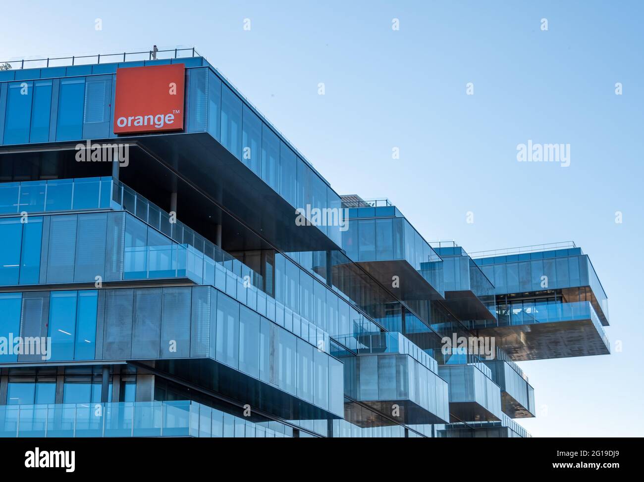 Exterior view of the Bridge building, housing the new headquarters of ...