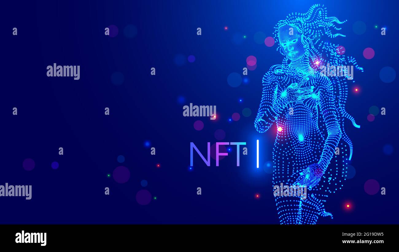 Blockchain chain nft Stock Vector Images - Alamy