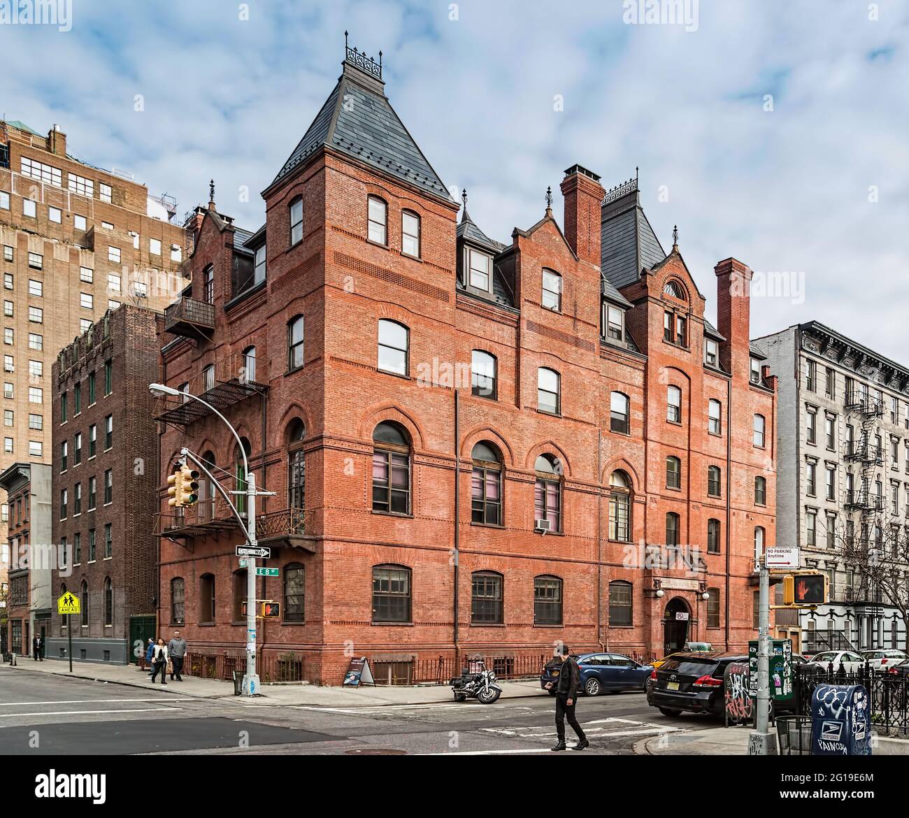 Tompkins Square Lodging House for Boys - 295 E 8th Street Stock Photo ...