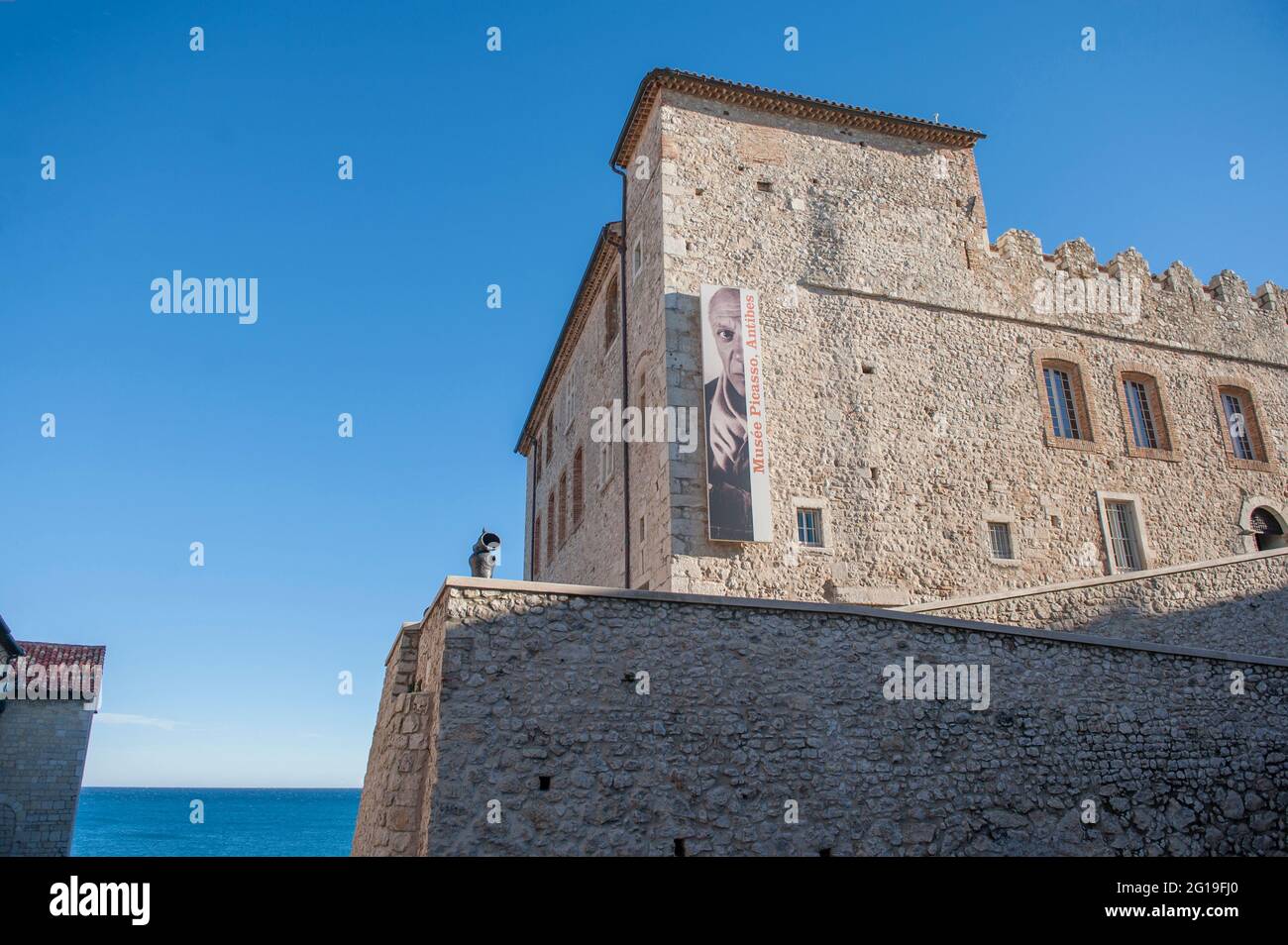 The Picasso Museum of Antibes, France Stock Photo - Alamy