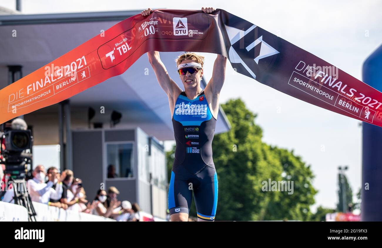 Berlin, Germany. 06th June, 2021. Triathlon: German Championship ...
