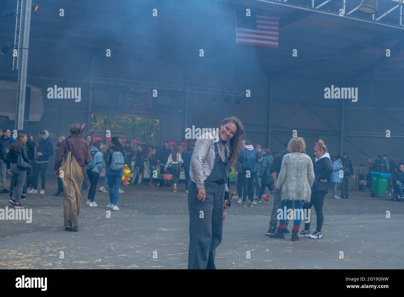 Scare Actors and Rides at Halloween Horror Nights, Walibi Holland The ...