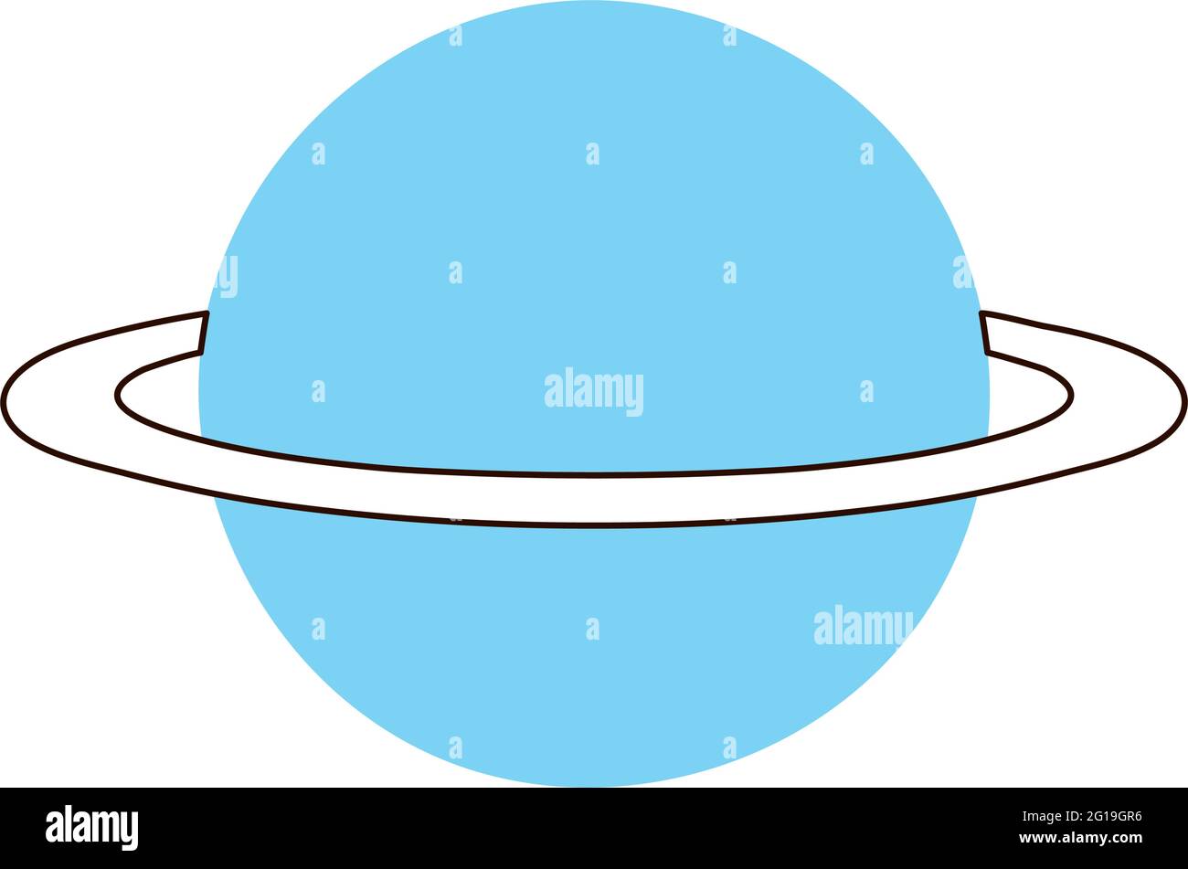 blue saturn design Stock Vector Image & Art - Alamy