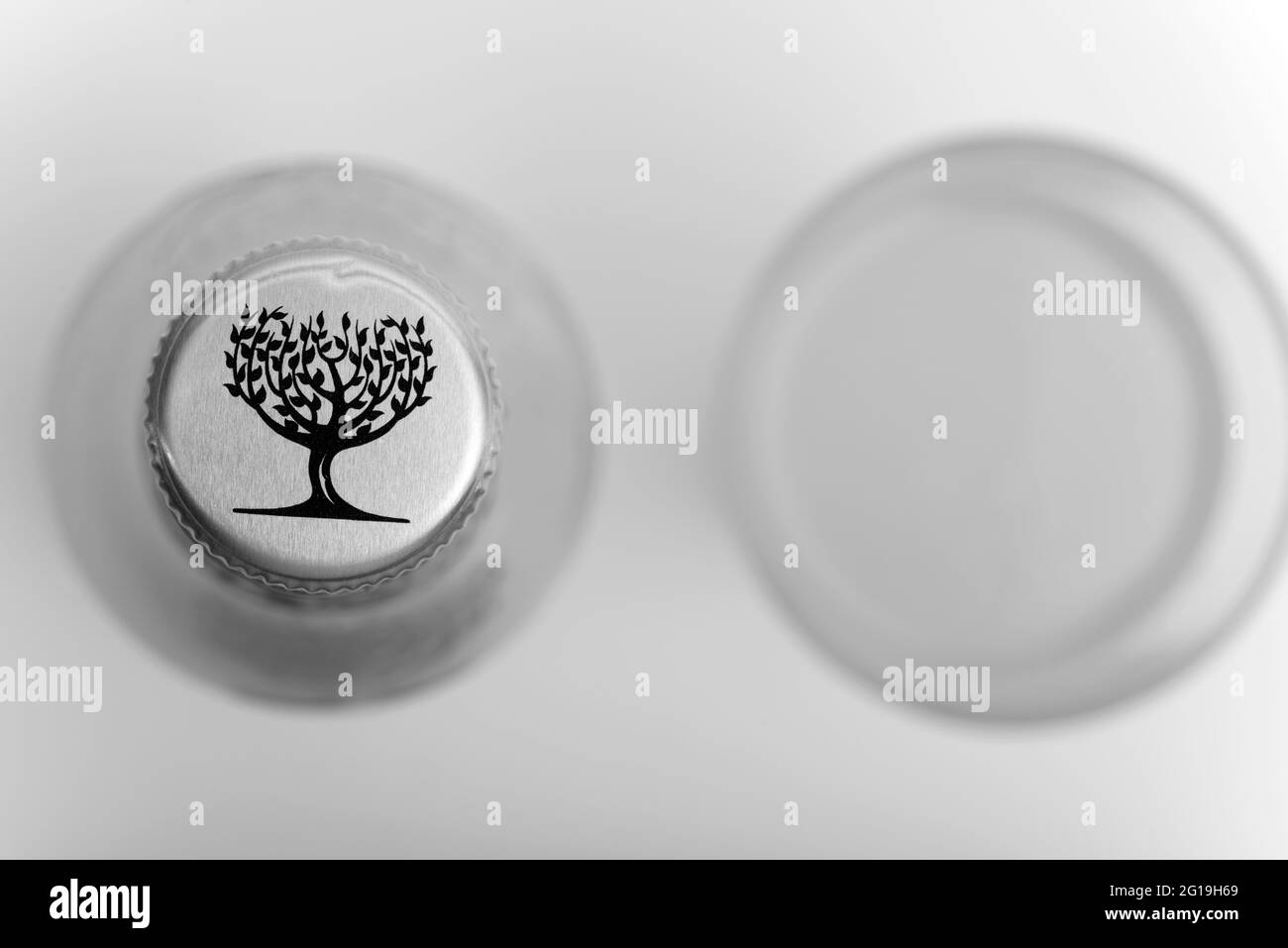 Bottle of water Black and White Stock Photos & Images - Alamy