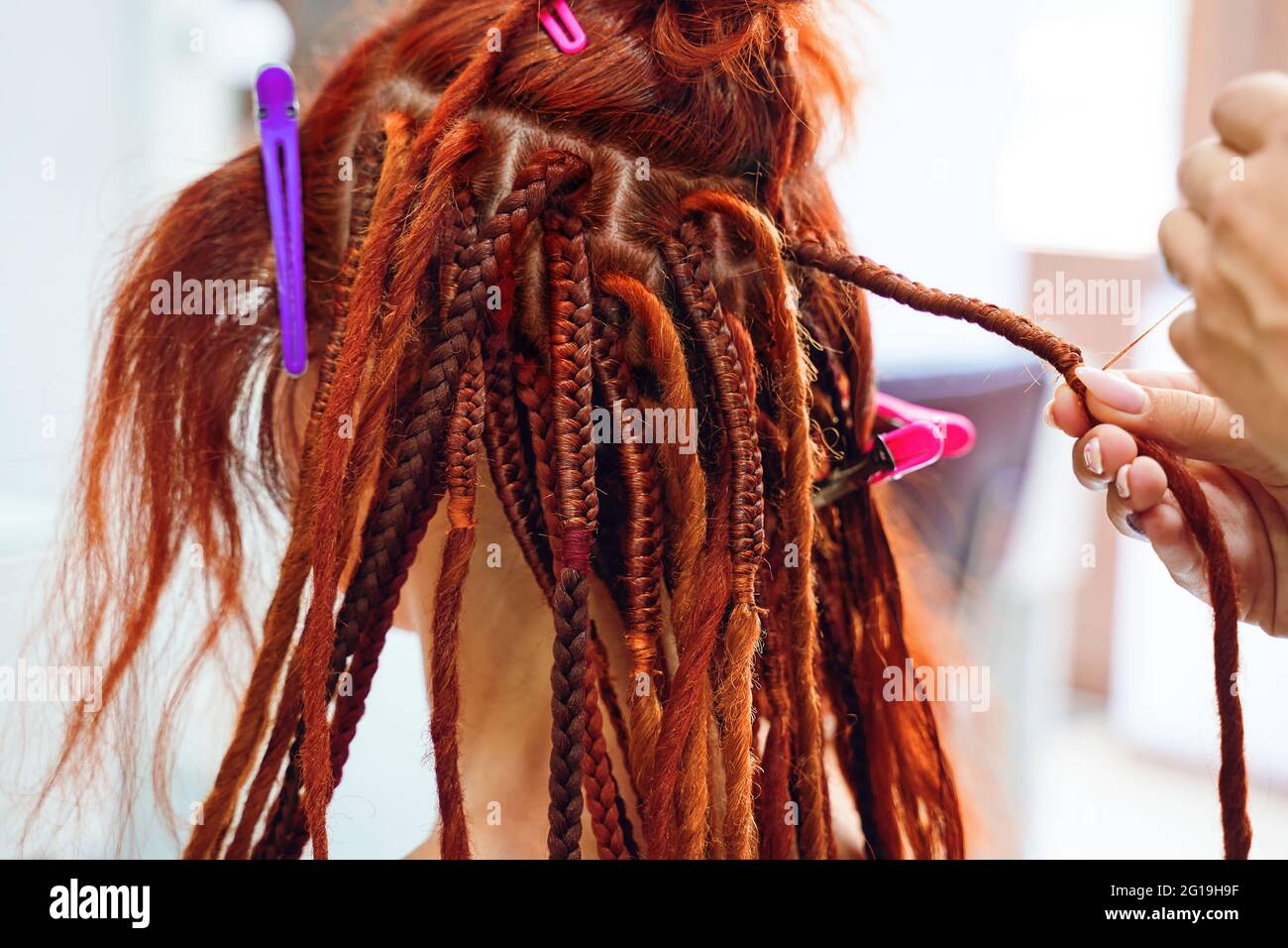 Ginger dreadlocks hi-res stock photography and images - Alamy