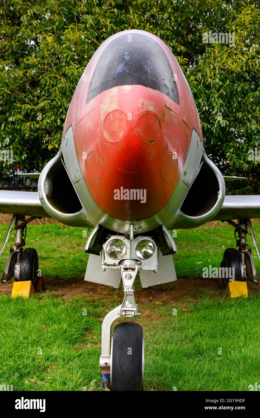 Lockheed T.33A cold war era vintage jet fighter Stock Photo - Alamy