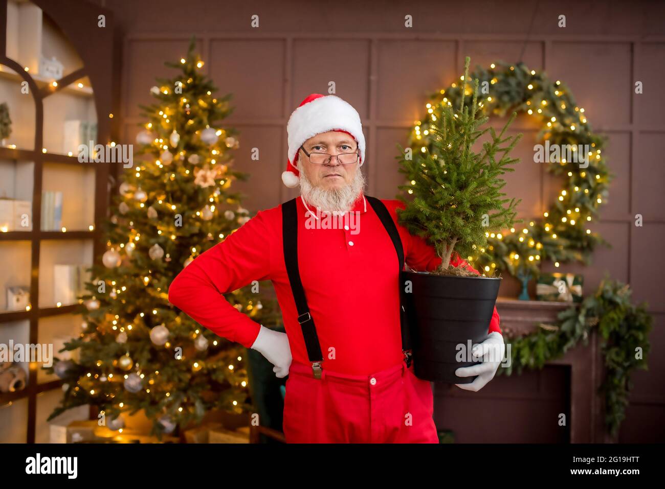 Modern santa hi-res stock photography and images - Alamy