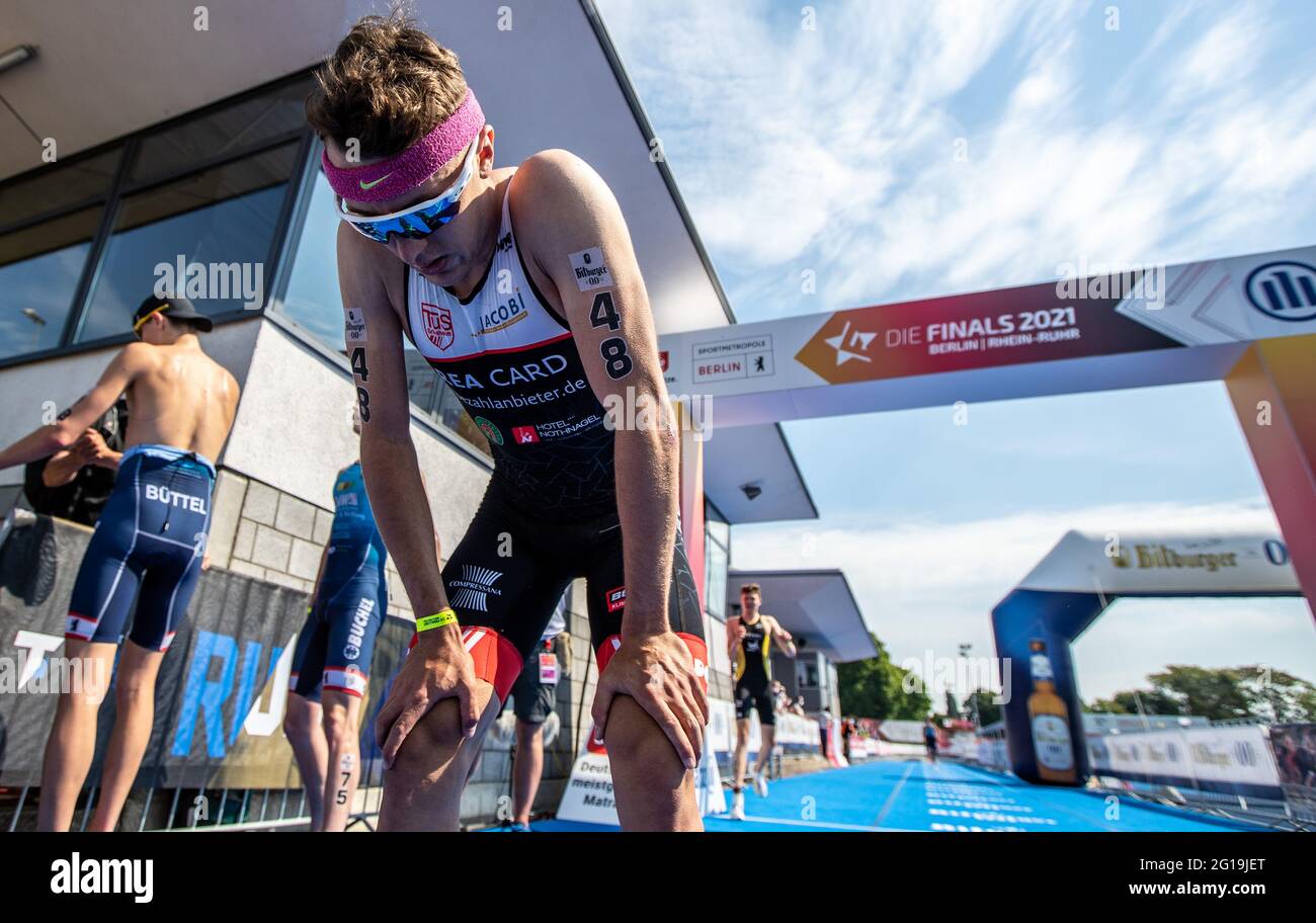 Berlin, Germany. 06th June, 2021. Triathlon: German Championship Sprint ...