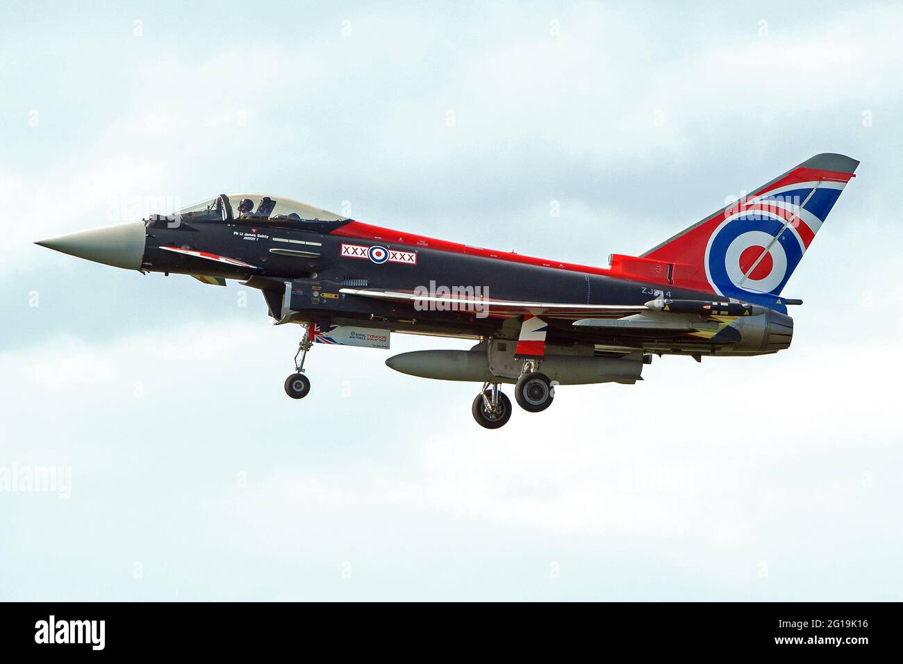 Raf typhoon display team hi-res stock photography and images - Alamy