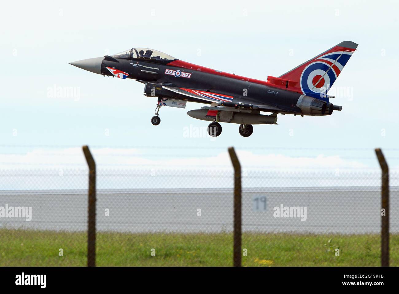 Raf typhoon display team hi-res stock photography and images - Alamy