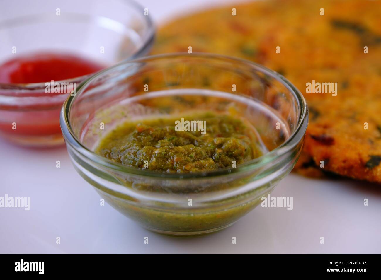 Green chilli mint sauce hi-res stock photography and images - Alamy