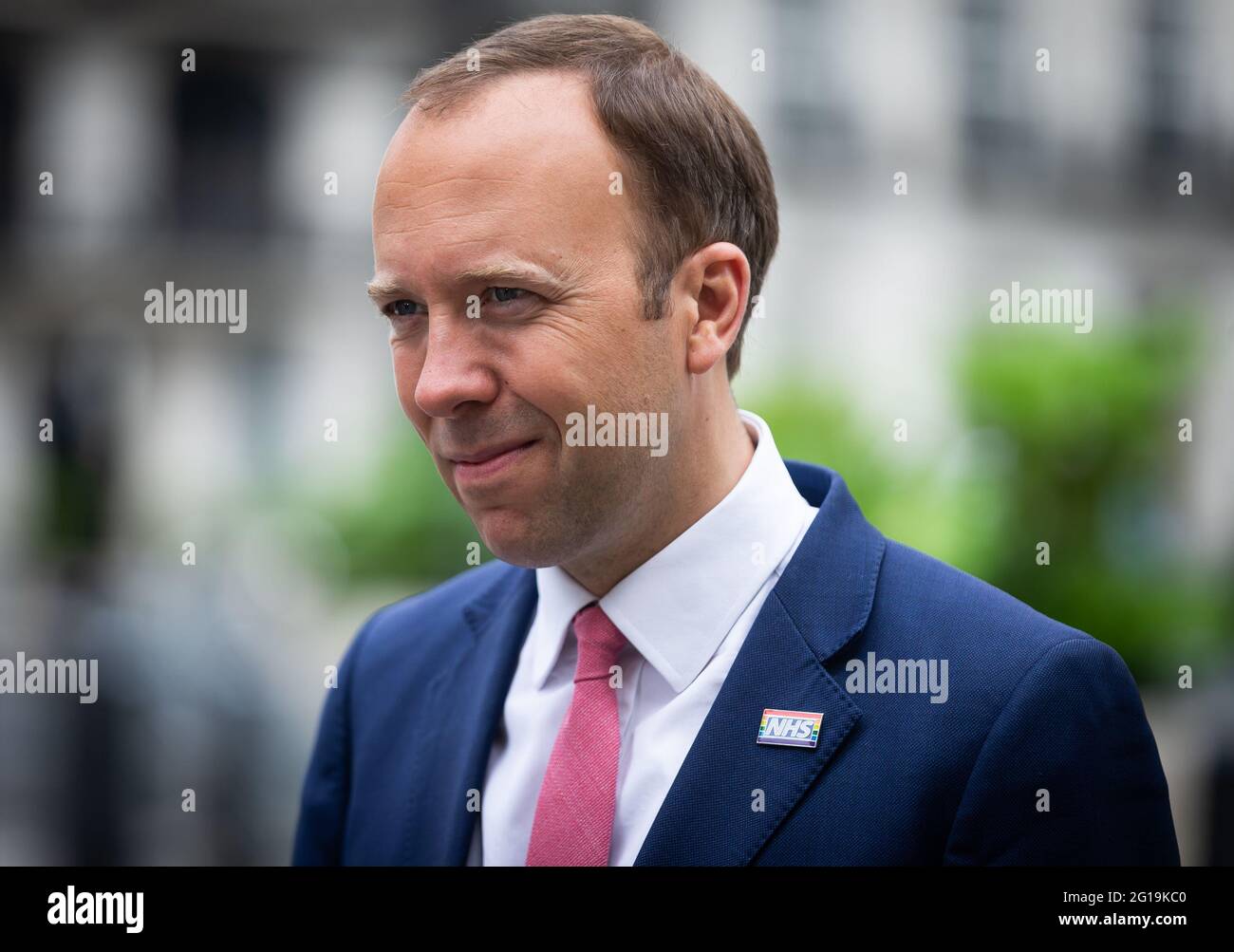 LONDON, UK. JUNE 6TH. Matt Hancock arrives at Broadcasting House ...