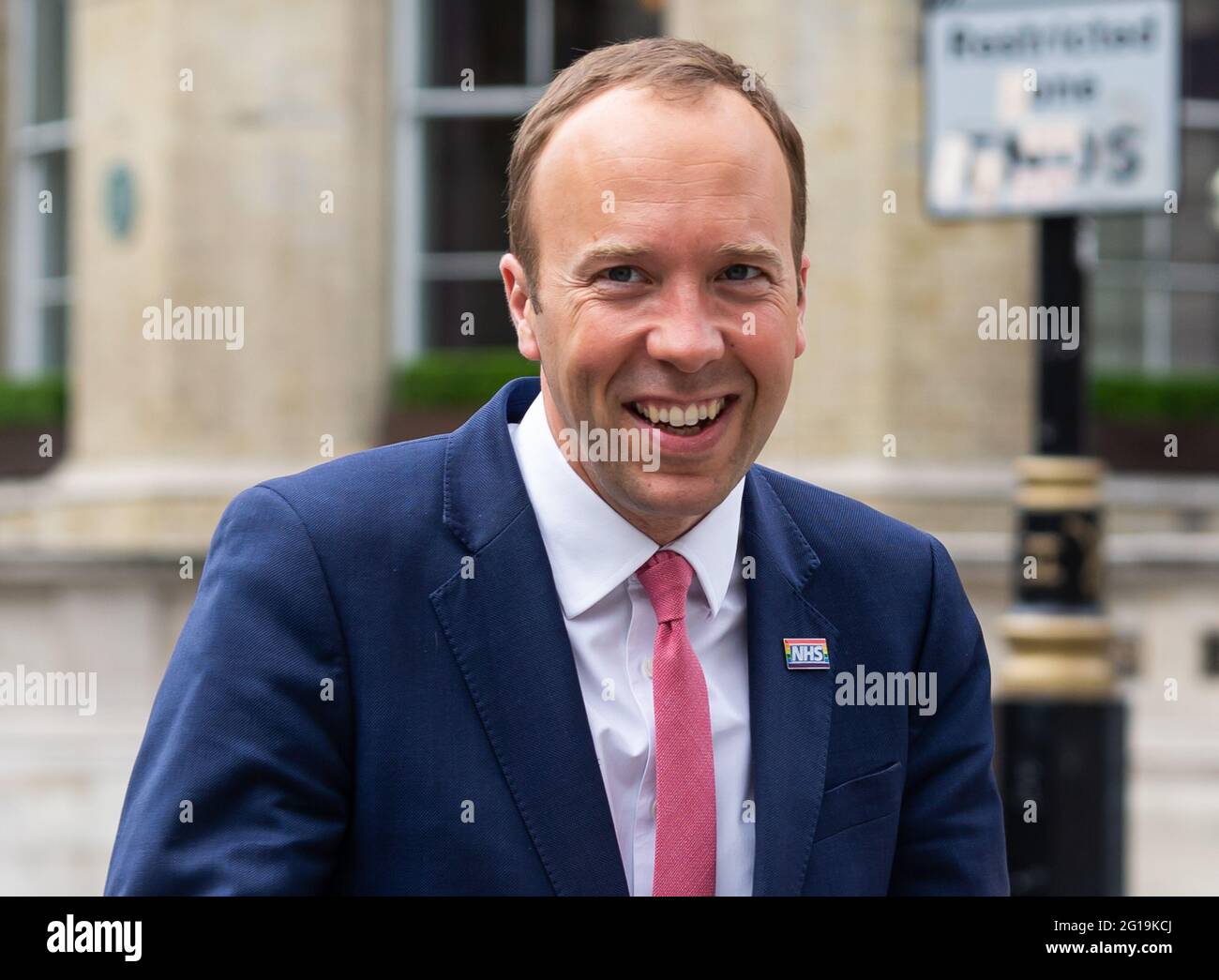 LONDON, UK. JUNE 6TH. Matt Hancock arrives at Broadcasting House ...