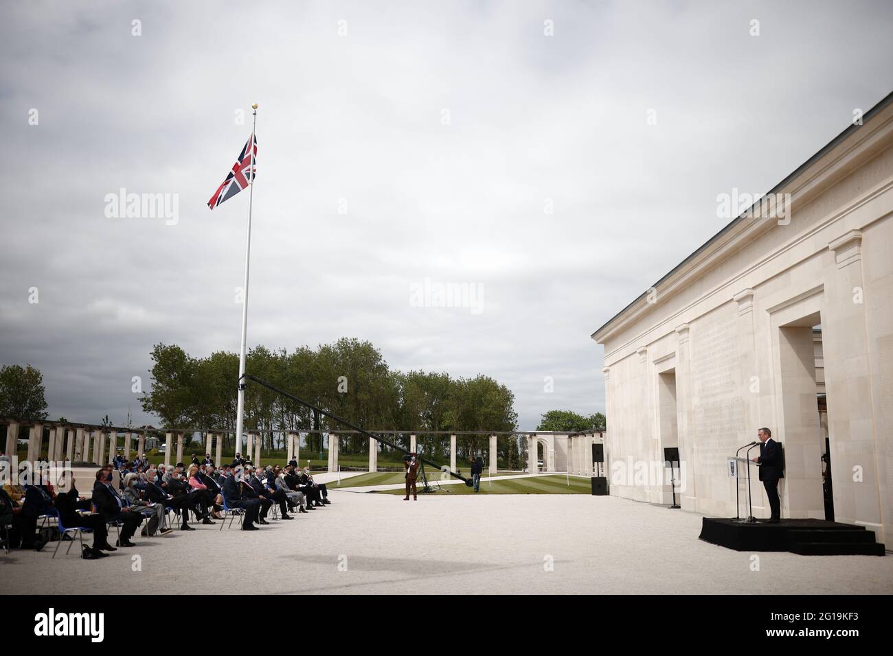 Lord Edward Llewellyn, British Ambassador to France speaking at the ...