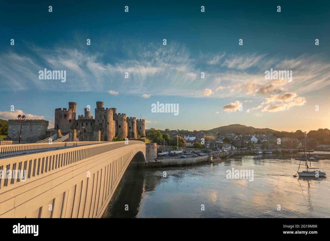 Conway town wall hi-res stock photography and images - Alamy