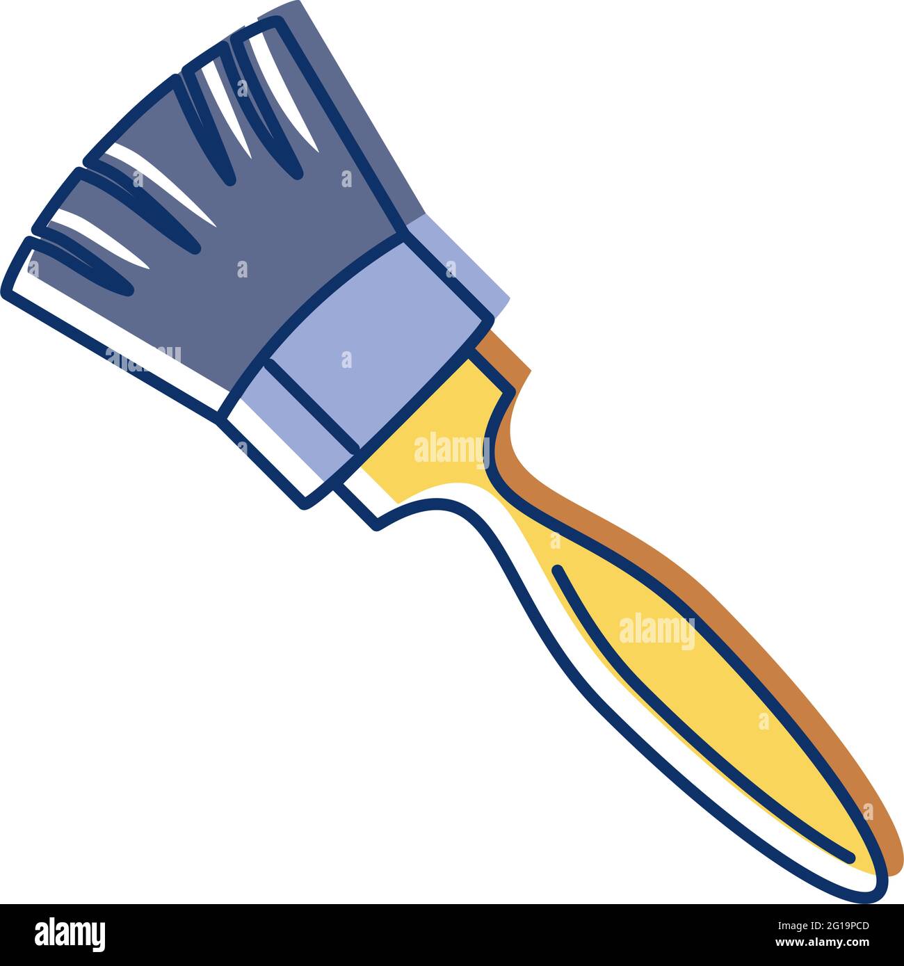 construction brush tool icon Stock Vector Image & Art - Alamy