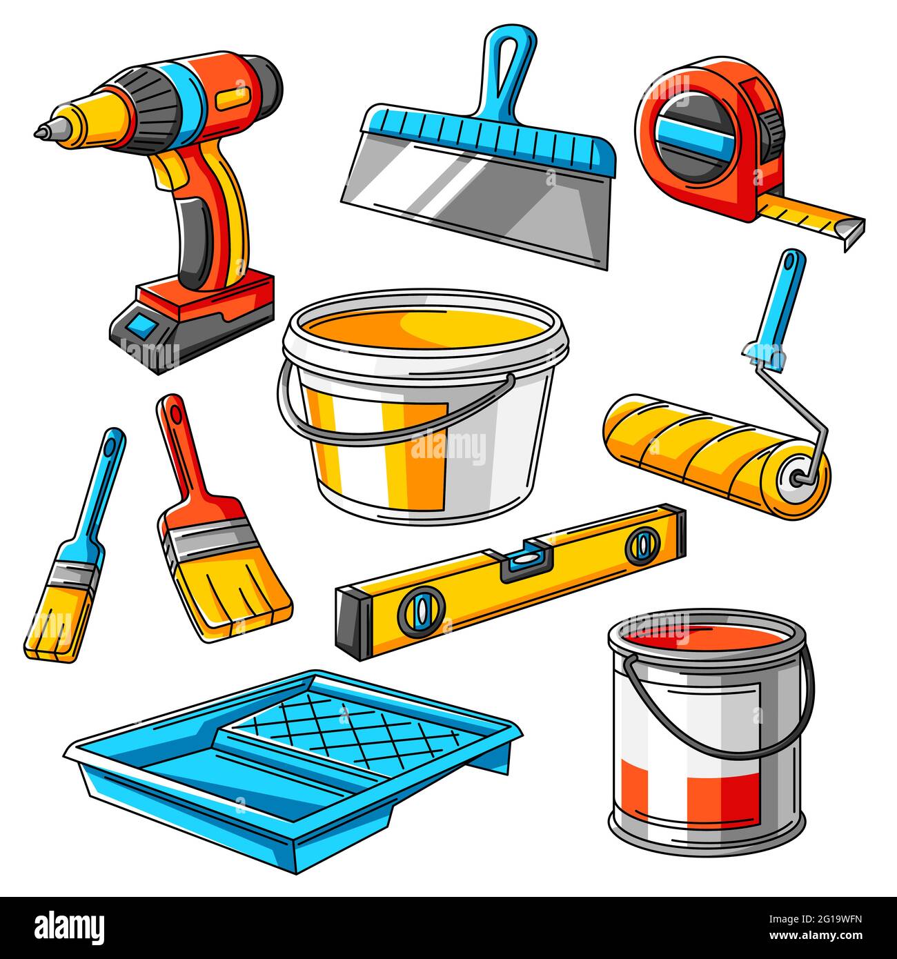 Construction Worker Tools Clip Art