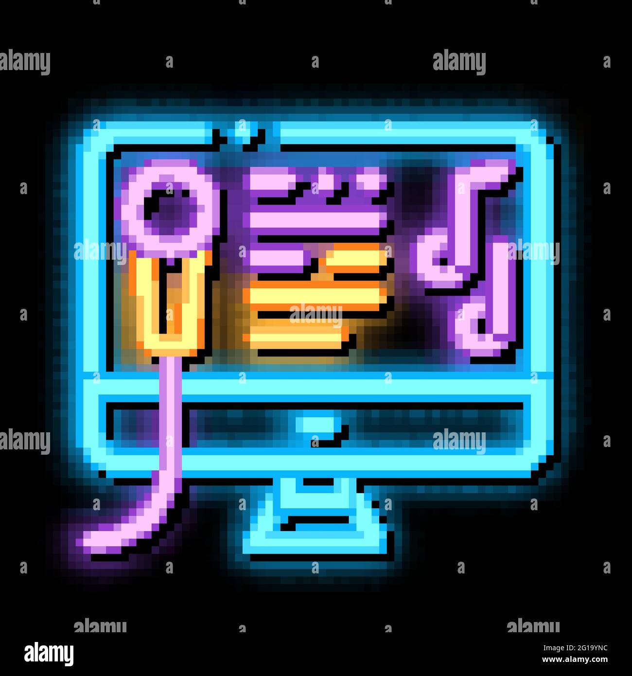 Computer Screen Internet Online Karaoke Vector Stock Vector Image & Art ... Computer Screen Internet Online Karaoke Vector Stock Vector Image & Art ...