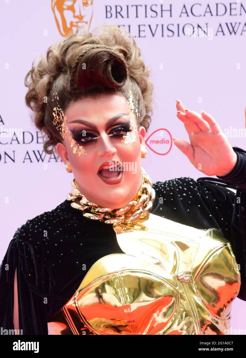 Lawrence Chaney arrives for the Virgin Media BAFTA TV awards at the TV ...