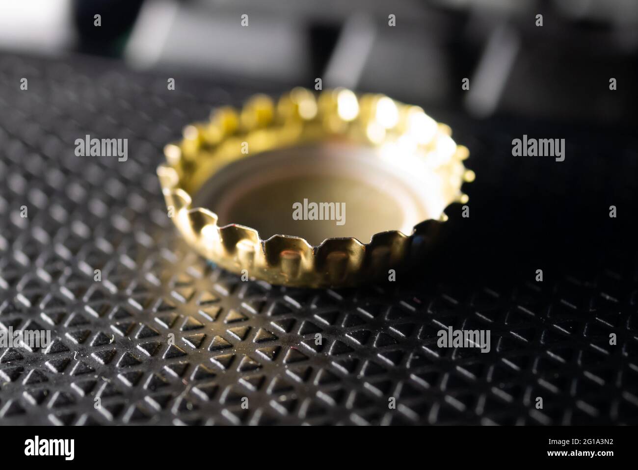 A closeup shot beer cap Stock Photo - Alamy