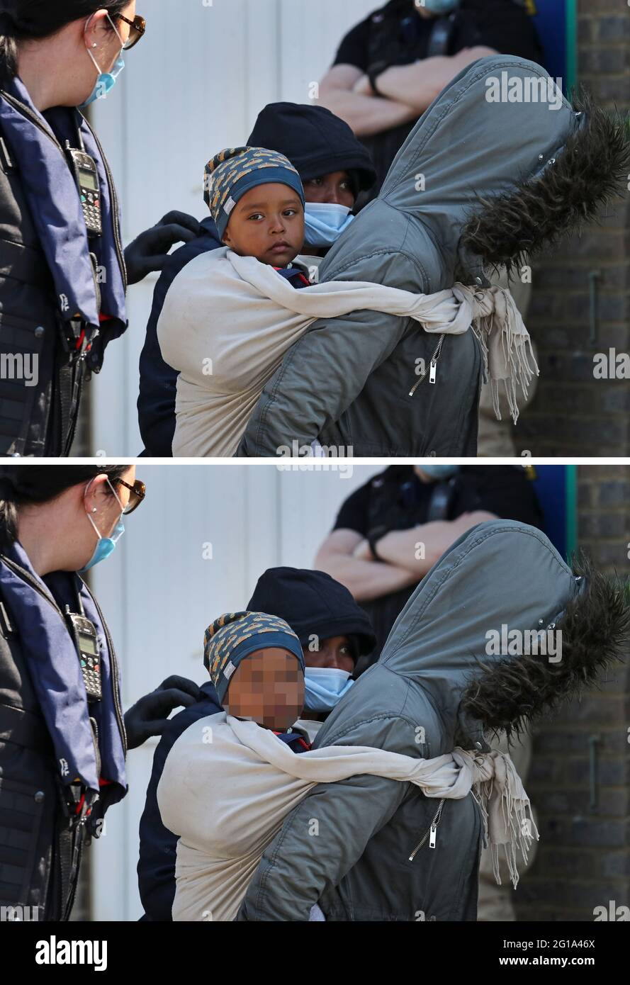 NOTE: The picture on the bottom has been pixelated as the PA Picture ...