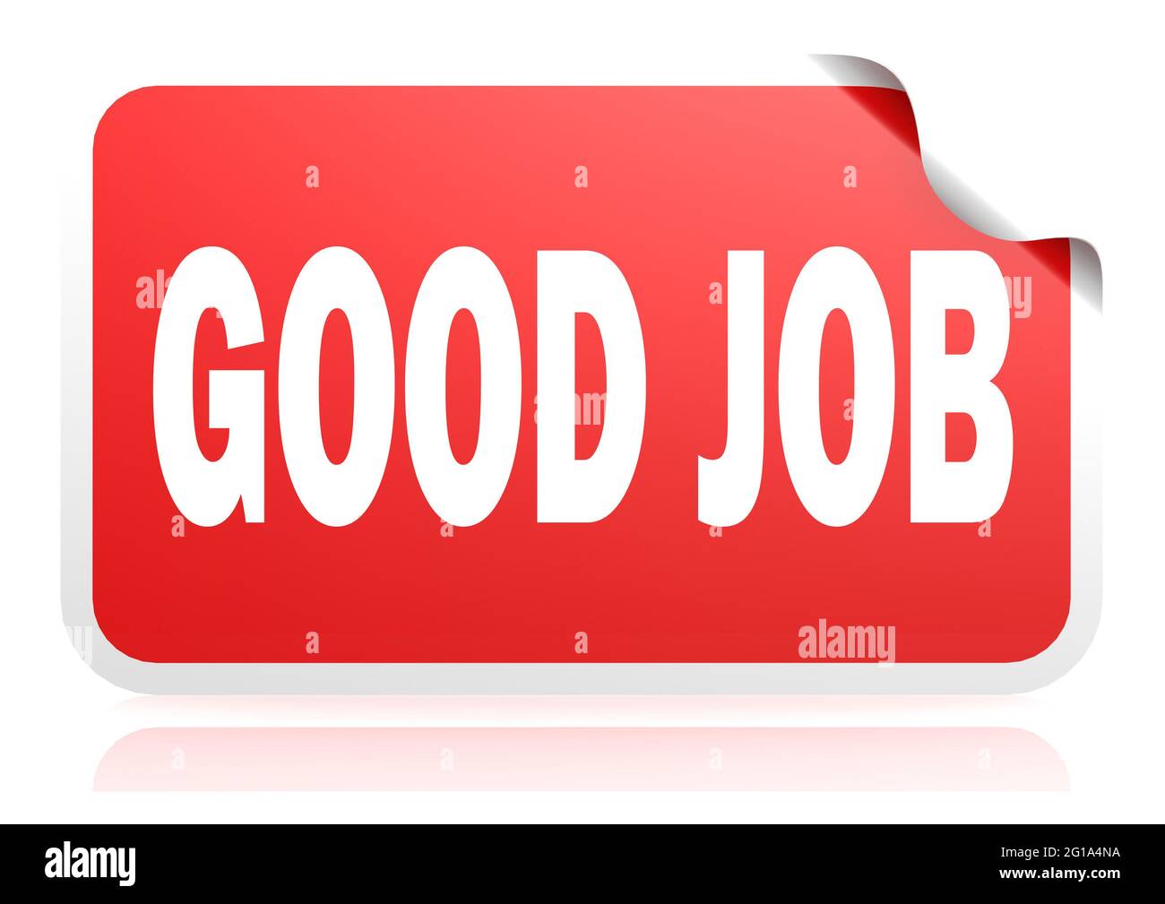 Good job symbol concept Cut Out Stock Images & Pictures - Alamy