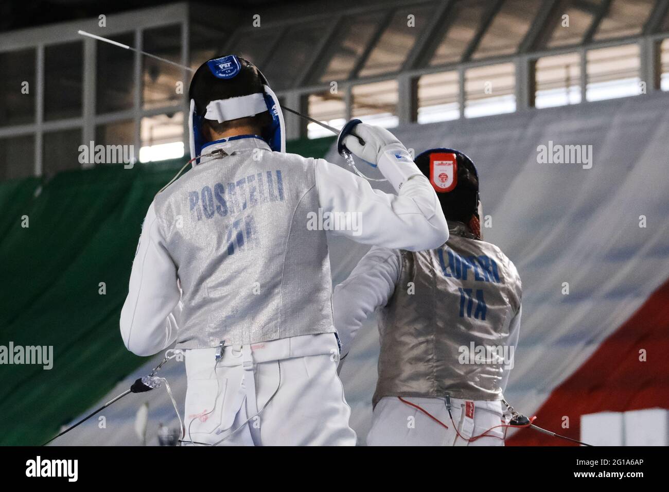 during the Italian Fencing Team Absolute Championships Stock Photo - Alamy