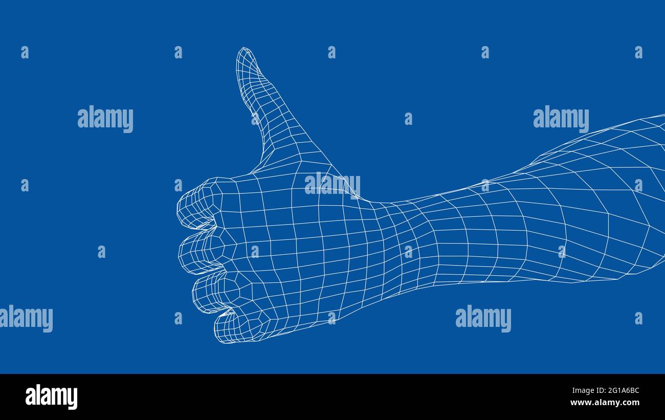 Thumb up hand sign. Vector Stock Vector Image & Art - Alamy