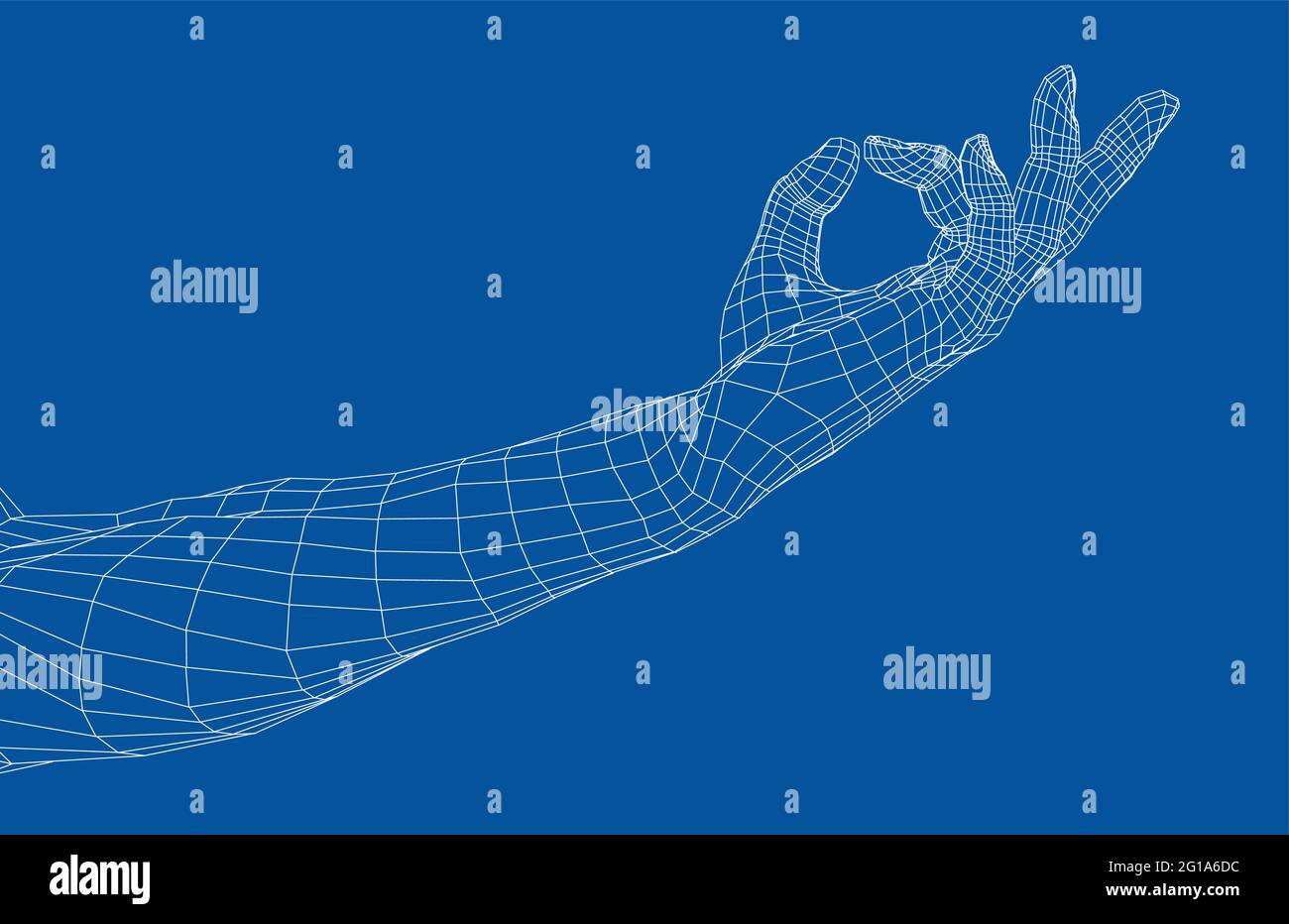 Hand OK sign. Vector Stock Vector Image & Art - Alamy