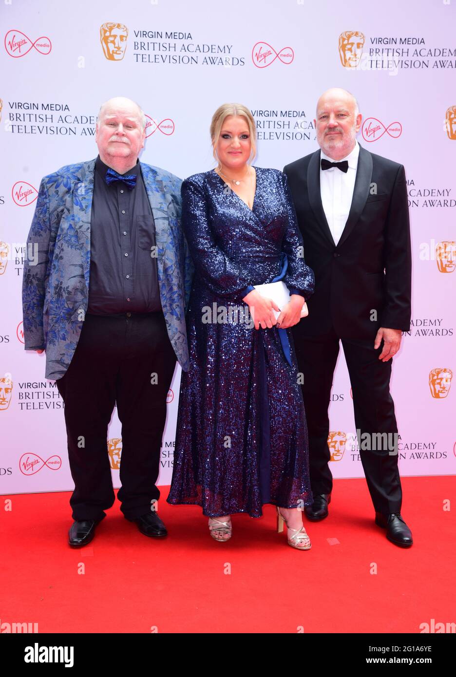 (left to right) Trevor Cooper, Daisy May Cooper and Paul Cooper arrive ...